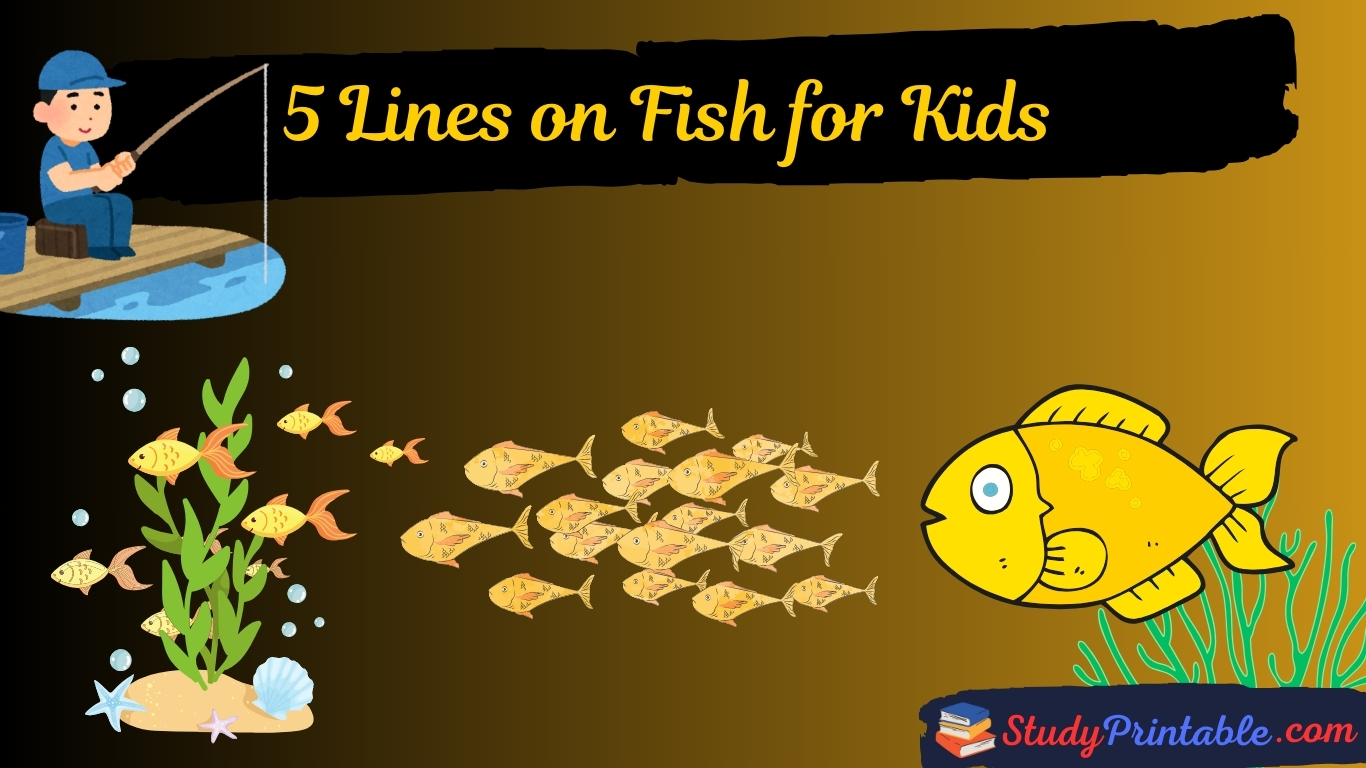5 Lines on Fish in English: Easy and Fun Descriptions for Kids ...