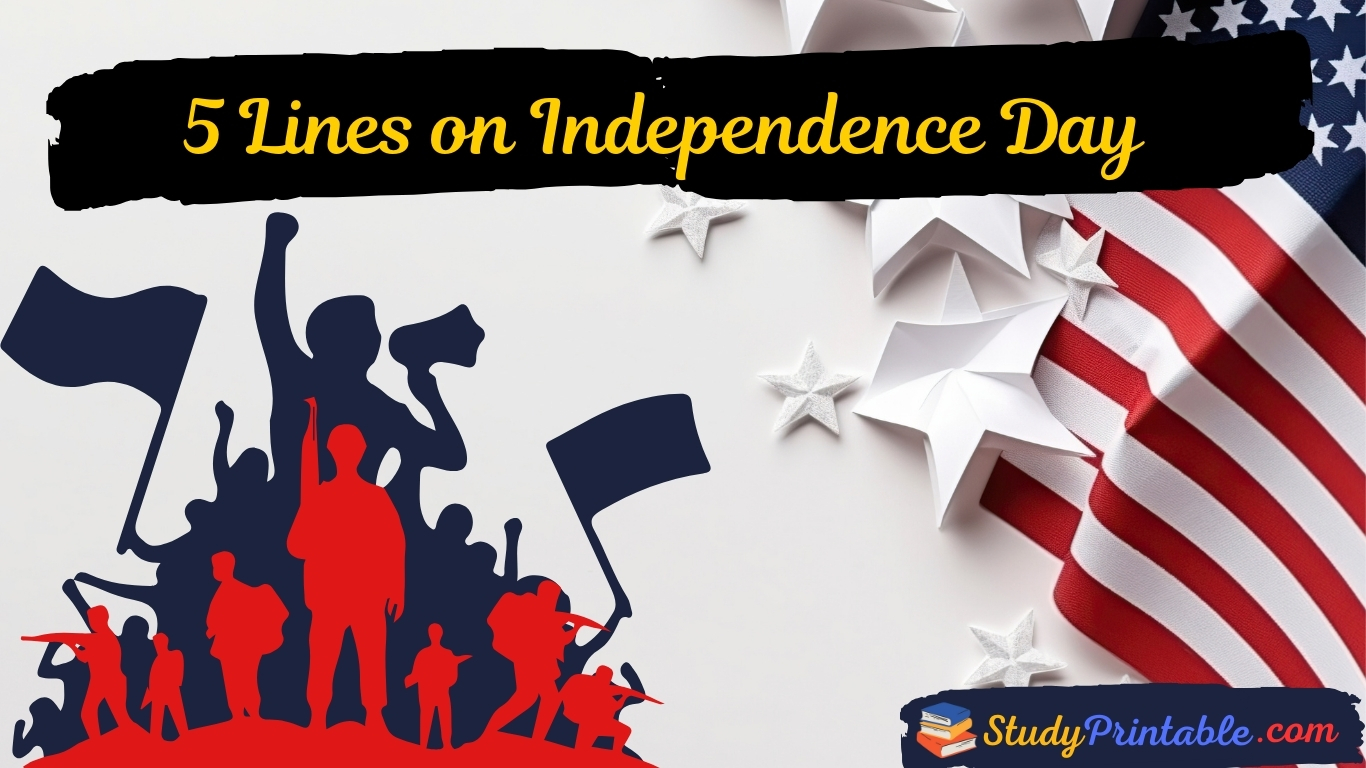 5 Lines on Independence Day : Engaging Variations for All Ages ...