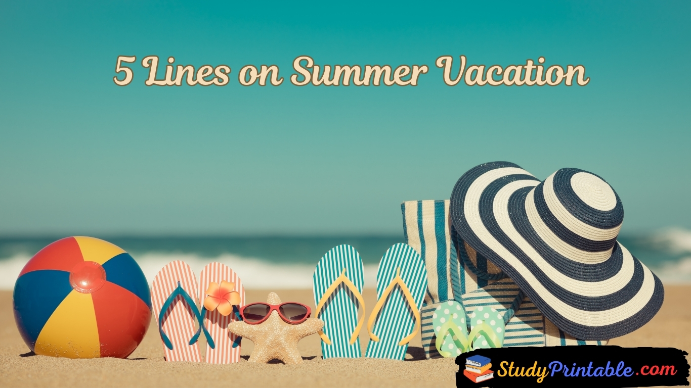 5 Lines on Summer Vacation: Fun Ideas for Kids and Families ...