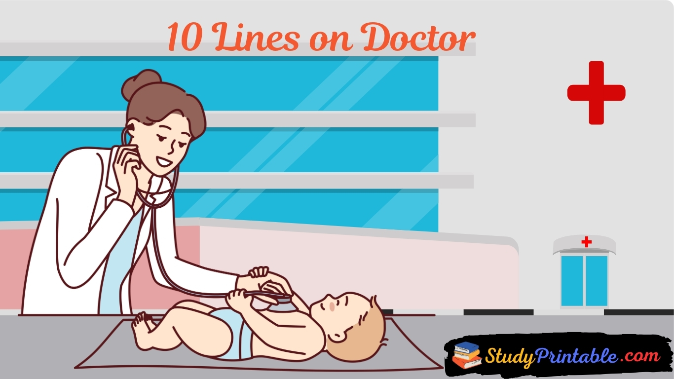 10 Lines on Doctor: Inspiring Life-Savers » StudyPrintable