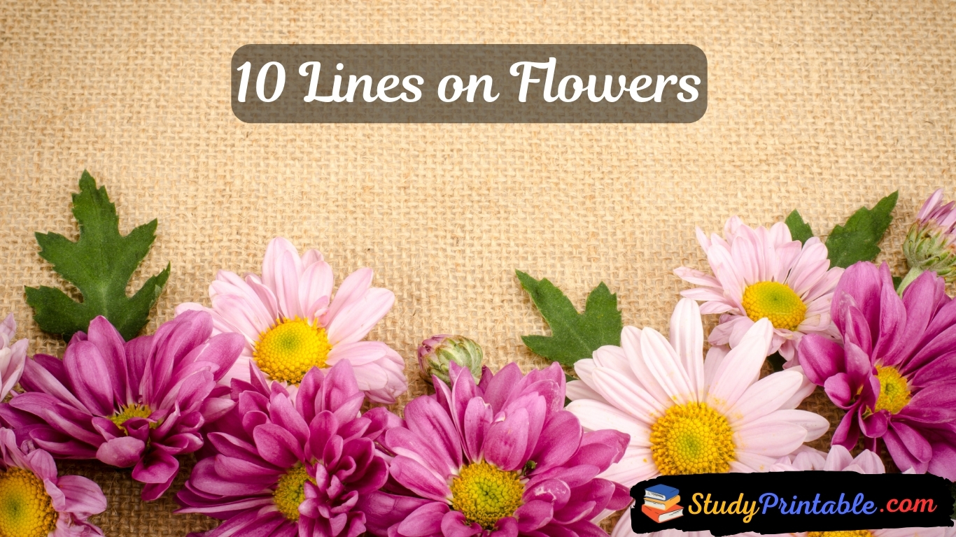 10 Lines on Flowers: Captivating Insights for Floral Enthusiasts ...