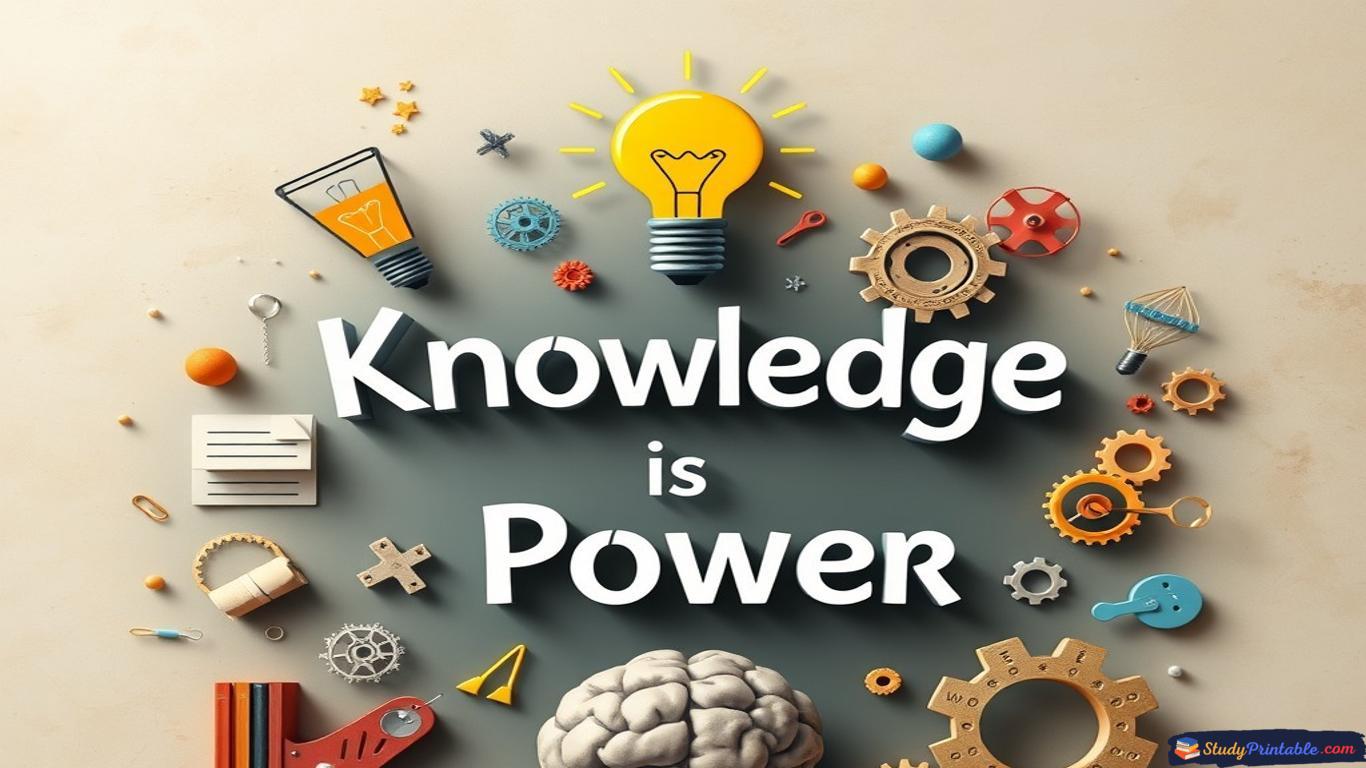 Paragraph on Knowledge is Power: Unleash Your Potential » StudyPrintable