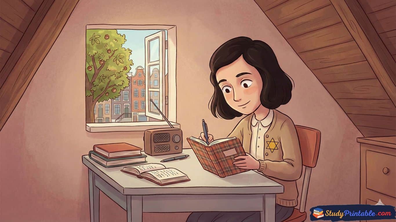 Essay on Anne Frank: A Brave Young Voice » StudyPrintable
