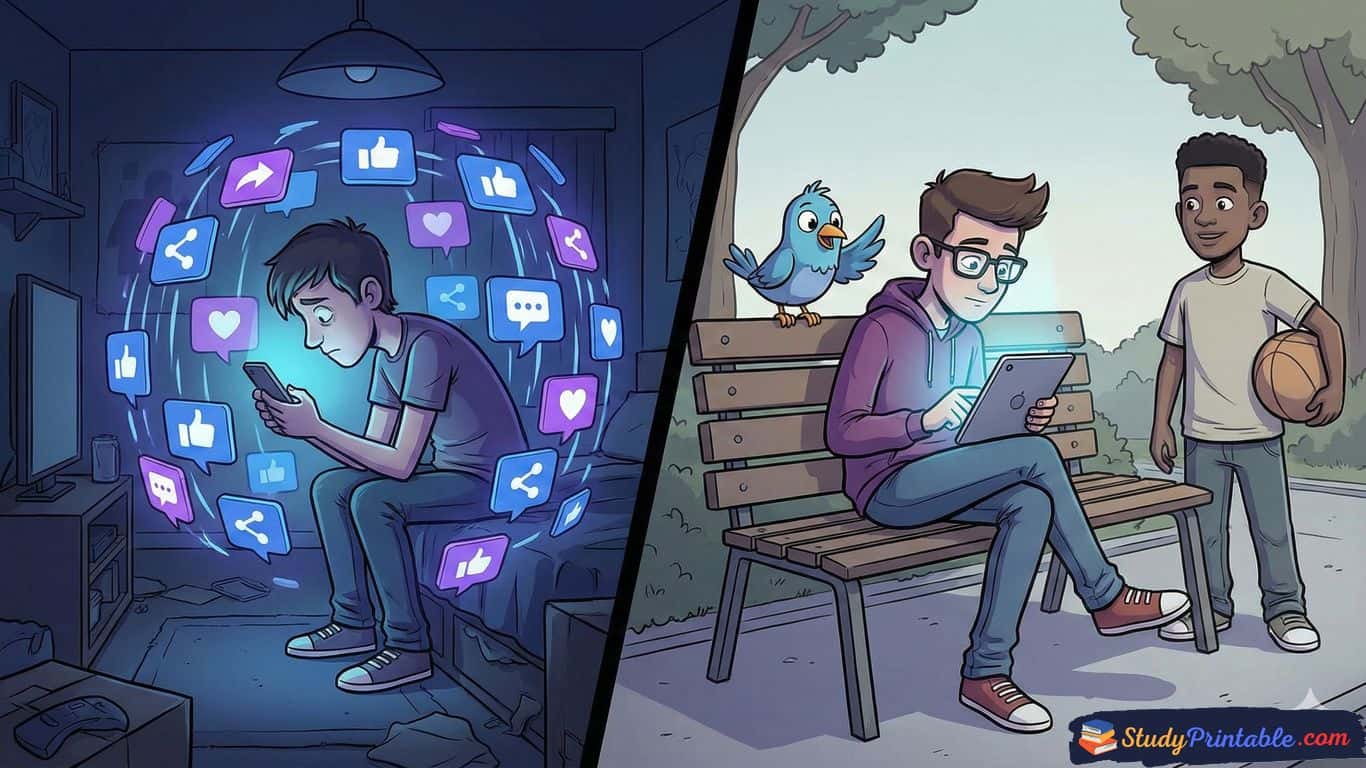 Essay on Excessive Use of Social Media: Hidden Dangers » StudyPrintable