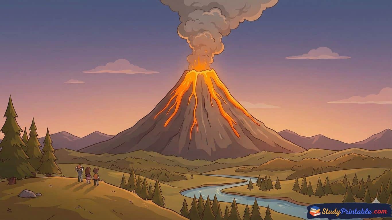Essay on Volcanic Eruption: Power of Nature » StudyPrintable